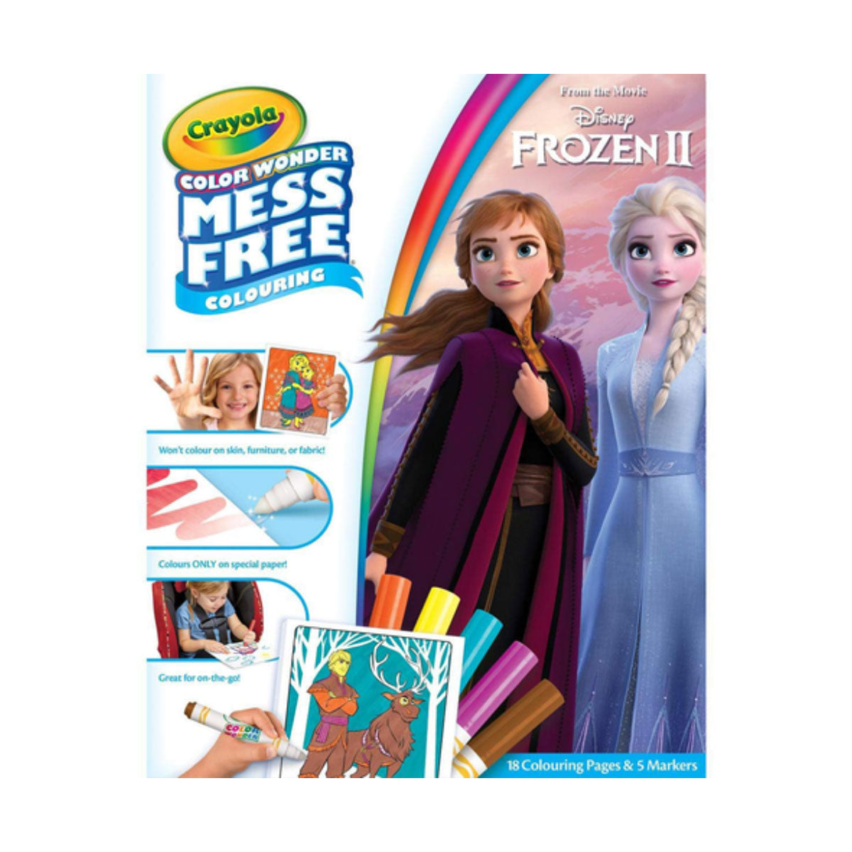 Buy Crayola Disney Frozen 2 Color Wonder Mess Free Book Online in ...
