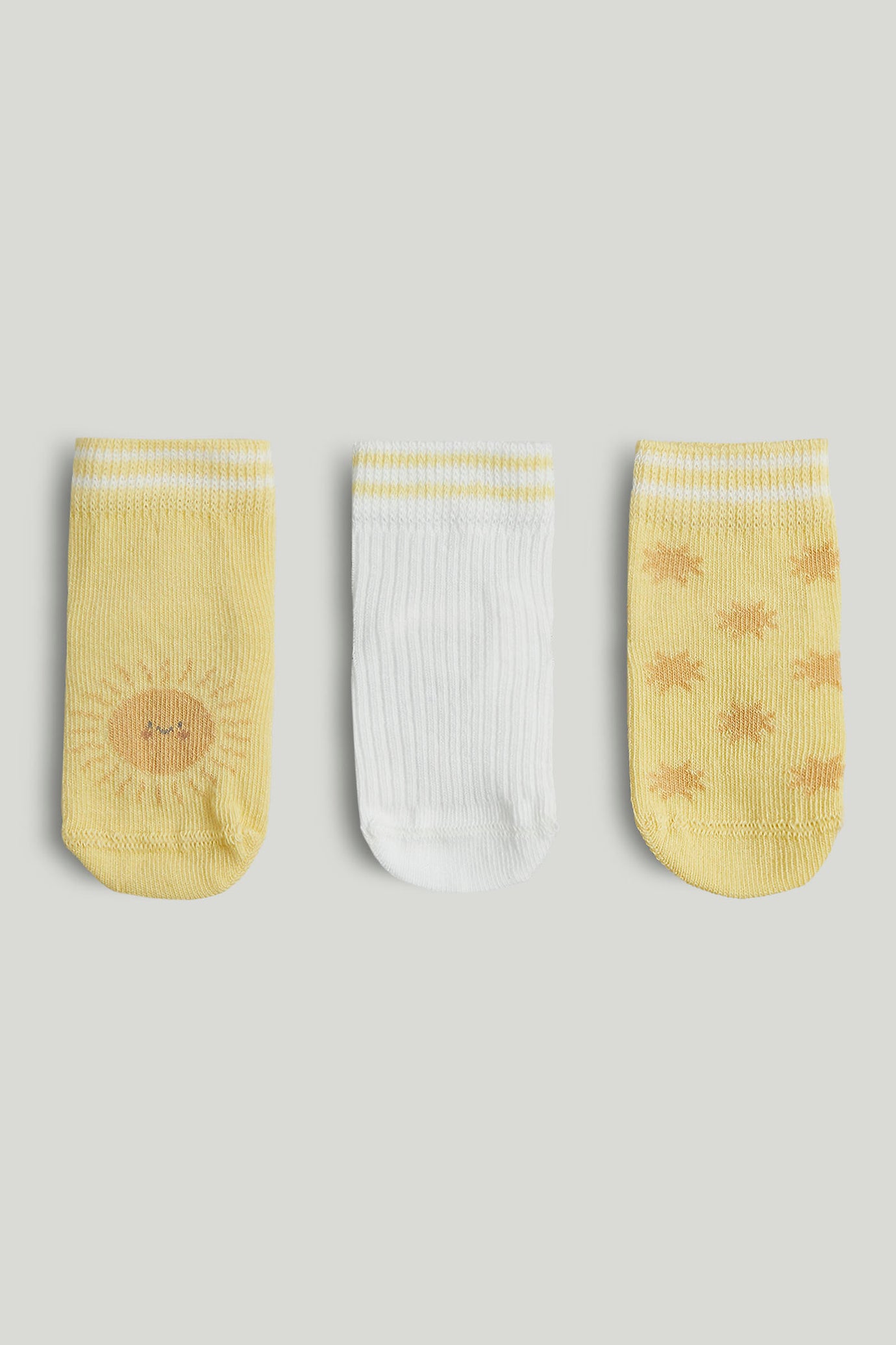 Mothercare 3 Pack Sunshine Baby Socks – mothercare malaysia