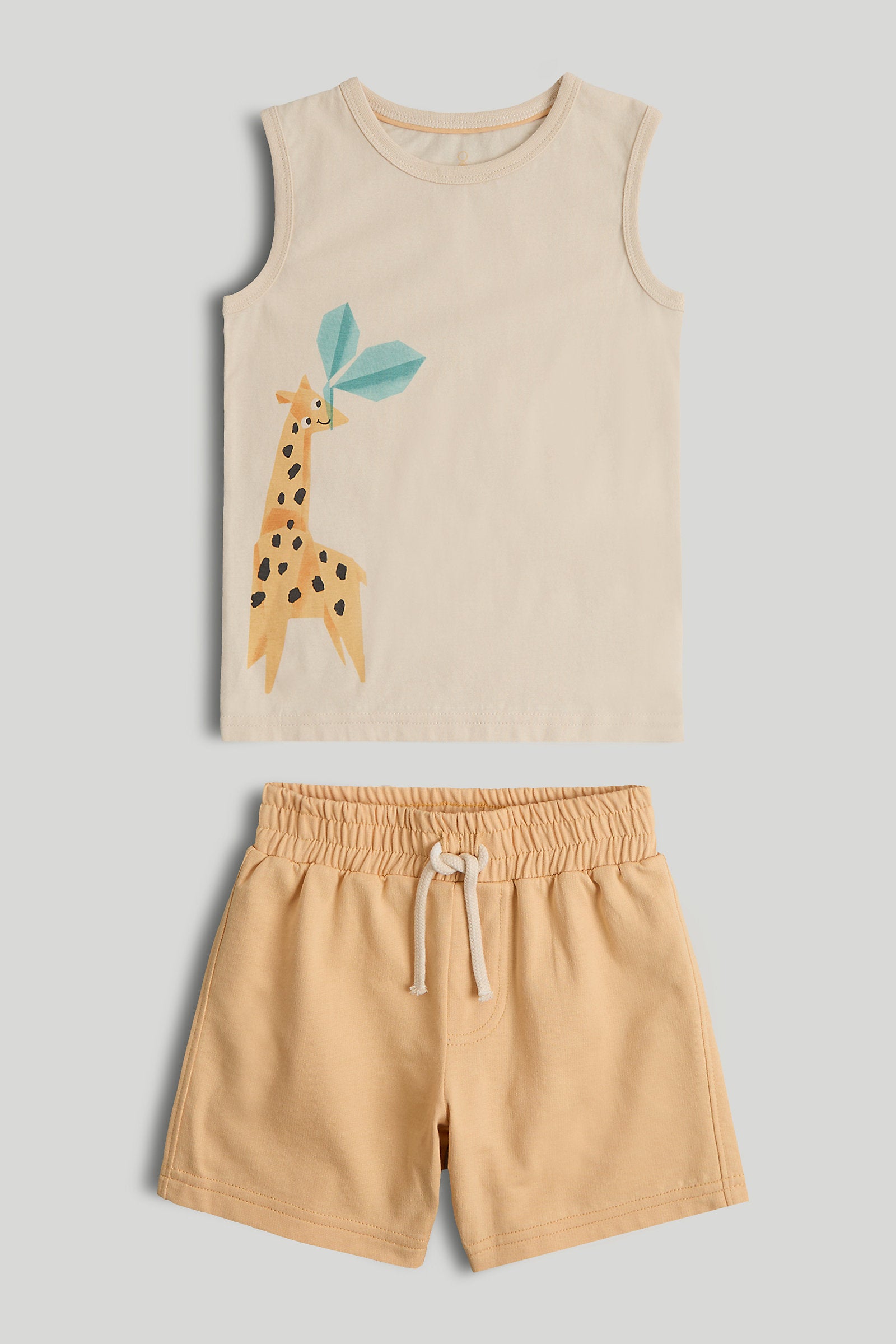Mothercare Giraffe Vest T-Shirt and Shorts Outfit – mothercare malaysia