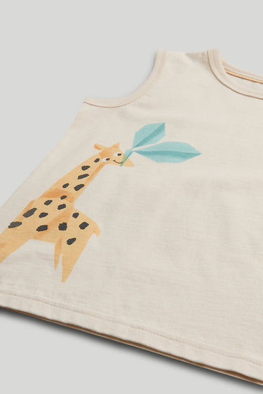 Mothercare Giraffe Vest T-Shirt and Shorts Outfit – mothercare malaysia