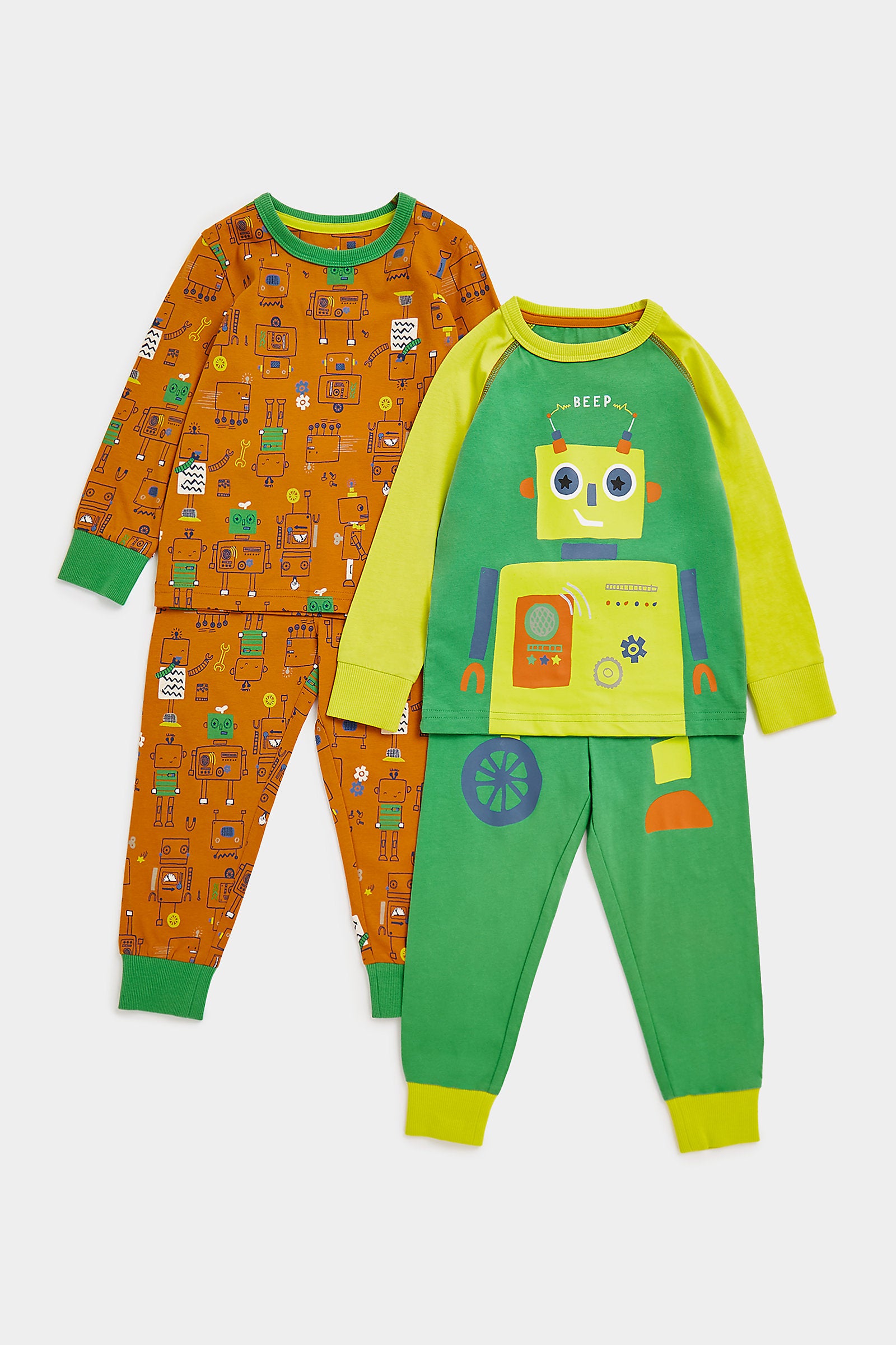 Buy Mothercare Novelty Robot Pyjamas - 2 Pack Online in Malaysia ...