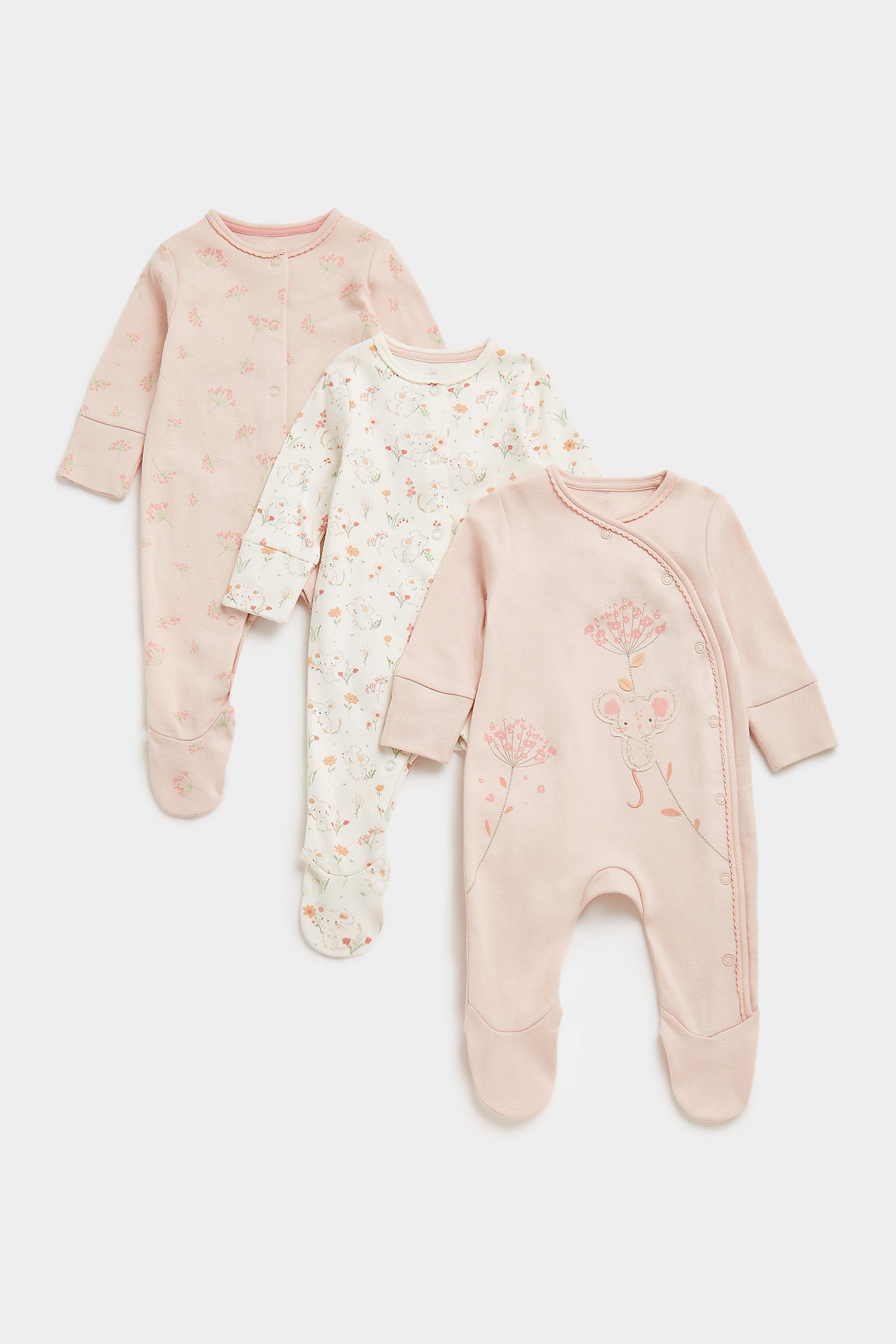 Buy Mothercare My First Mouse All-In-Ones - 3 Pack Online in Malaysia ...