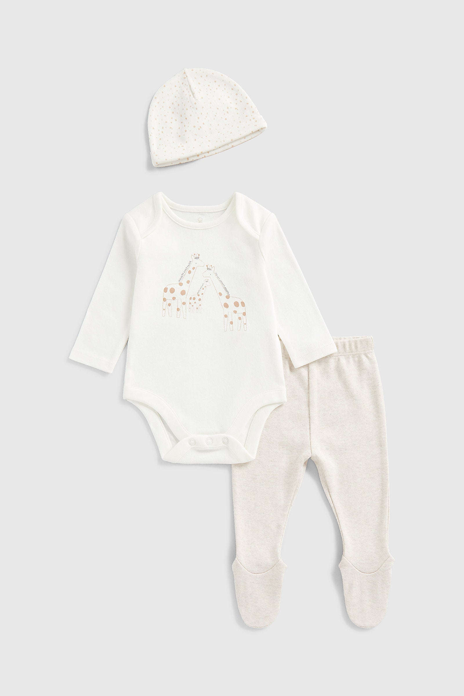 Buy Mothercare Giraffe 3-Piece Baby Outfit Set Online in Malaysia ...