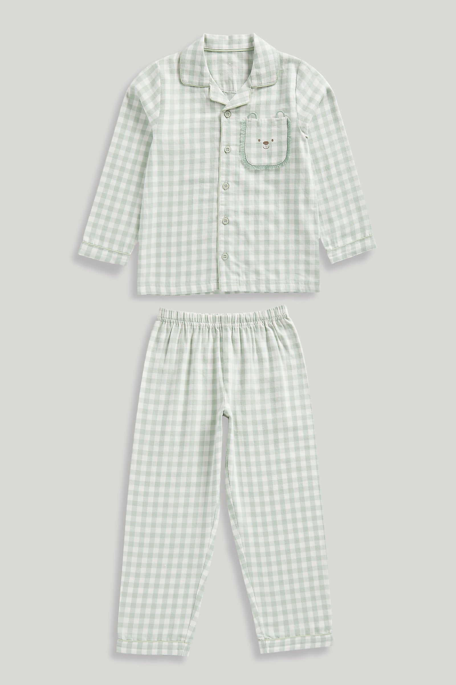 Buy Mothercare Green Gingham Woven Pyjamas Online in Malaysia ...