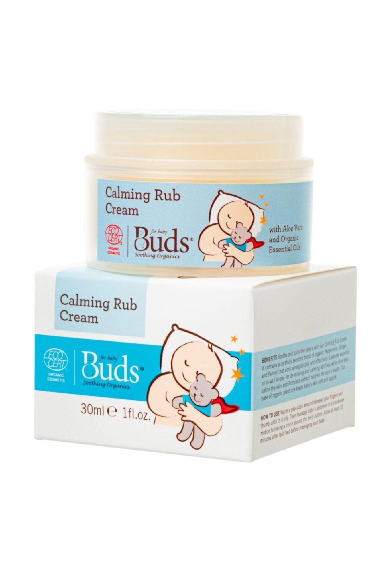 Buy Buds Soothing Organics Calming Tummy Rub Cream 30ml Online in ...